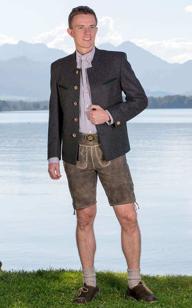 Janker Felix, anthrazit | Chiemseer Dirndl & Tracht